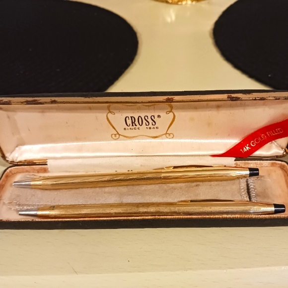 Cross | Other | Vintage 4k Gold Filled Cross Pen Set | Poshmark